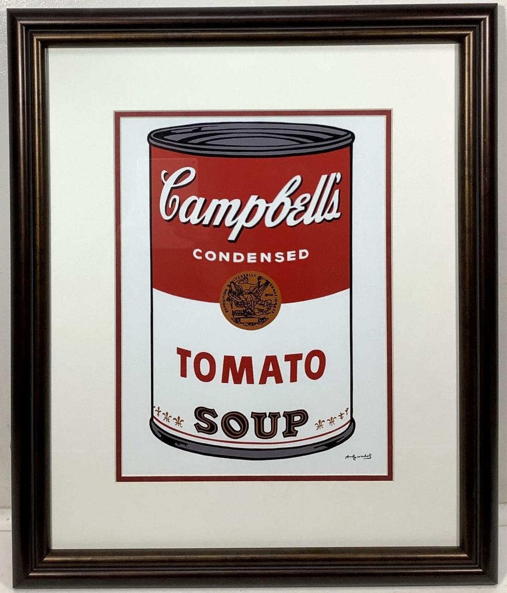 Andy Warhol | Andy Warhol “Campbell's Tomato Soup Can” Print | MutualArt
