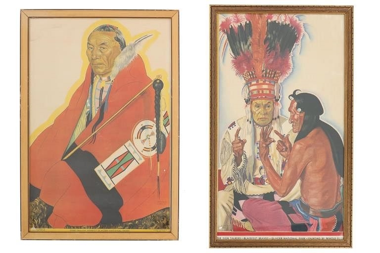 Winold Reiss | Seated Native American Woman | MutualArt