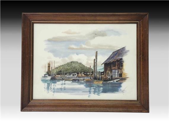 Jim Knutson | Alaskan Harbor | MutualArt