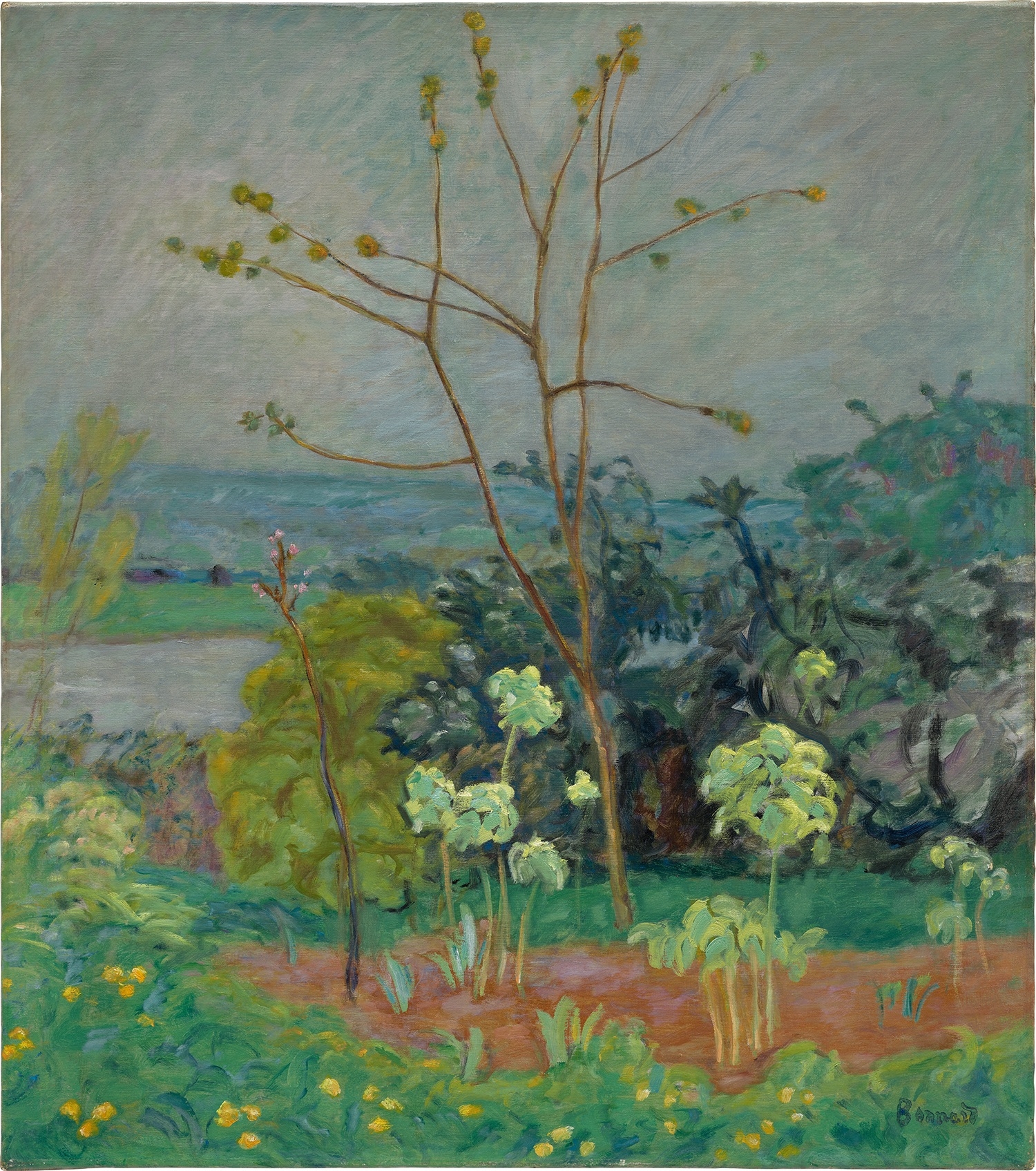Pierre Bonnard | JARDIN AU BORD DE LA SEINE (Circa 1912) | MutualArt