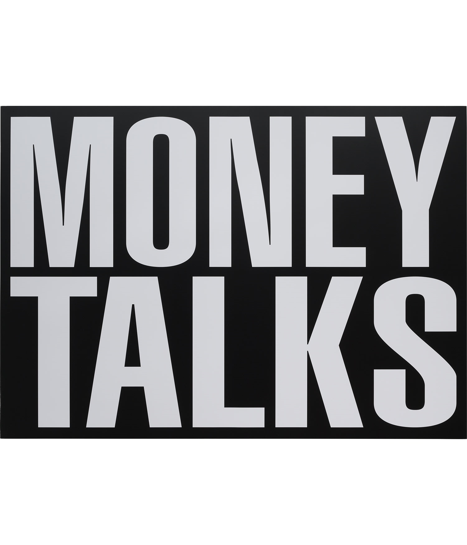 Barbara Kruger | Untitled (Money Talks (2011) | MutualArt