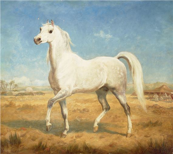 Gourlay Steell | Lord Strathnairm's Arab charger | MutualArt