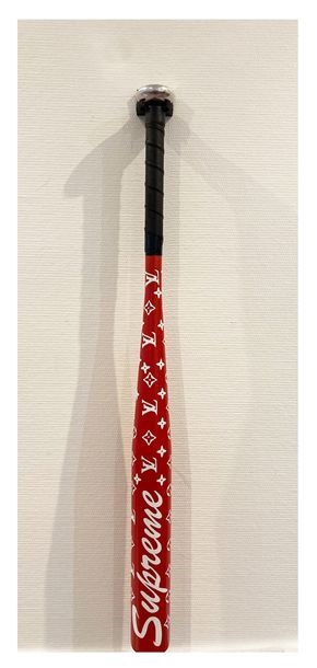 Charly Rocks | Supreme wooden baseball bat with wall hook 7x77cm ...