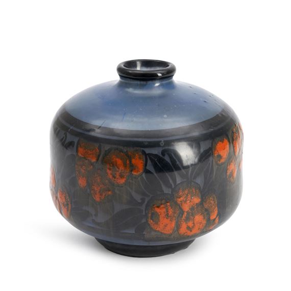 Marcel Goupy | ENAMELED GLASS VASE ATTRIBUTED TO MARCEL GOUPY, (Circa ...