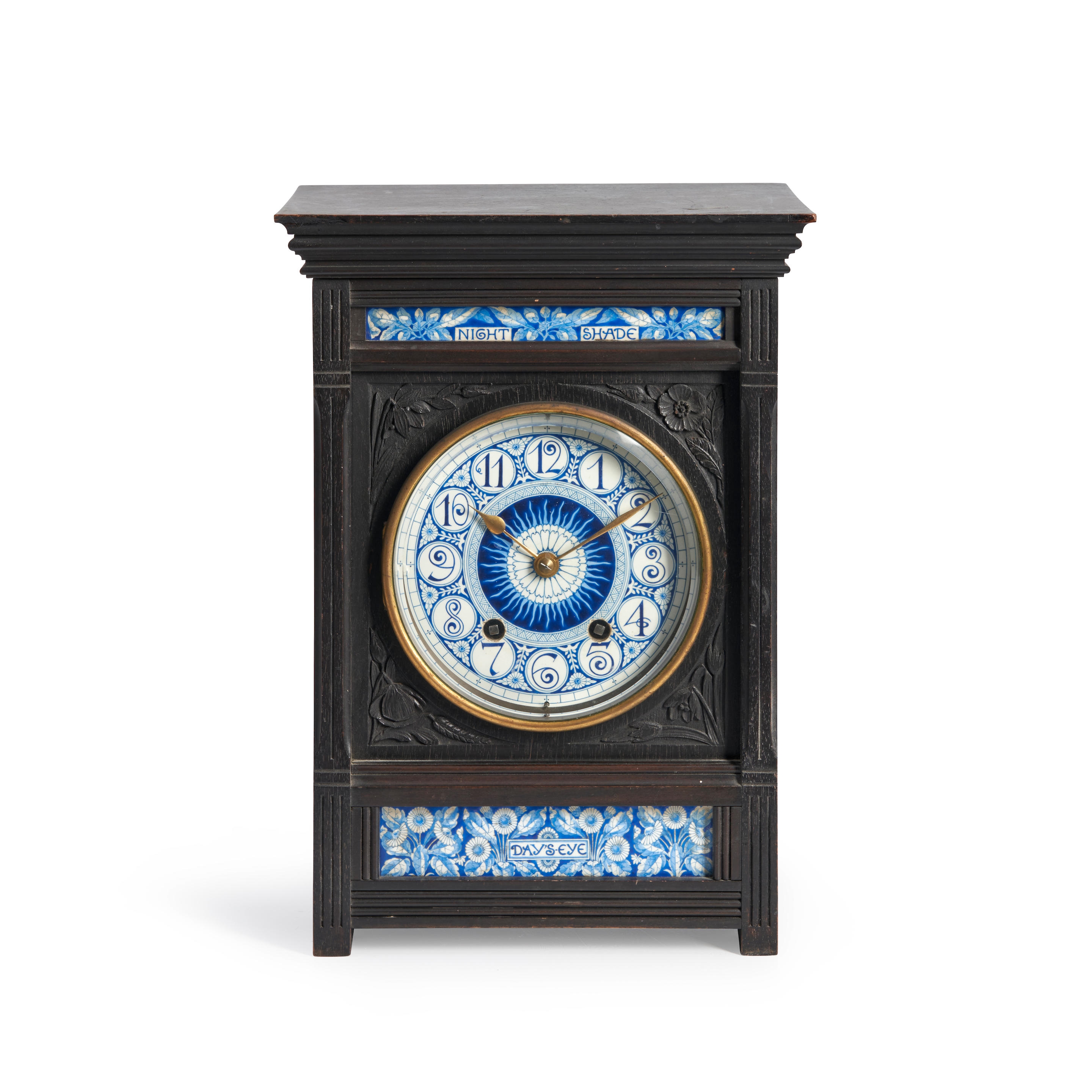 Lewis Foreman Day | AESTHETIC MOVEMENT EBONIZED MANTEL CLOCK ATTRIBUTED ...