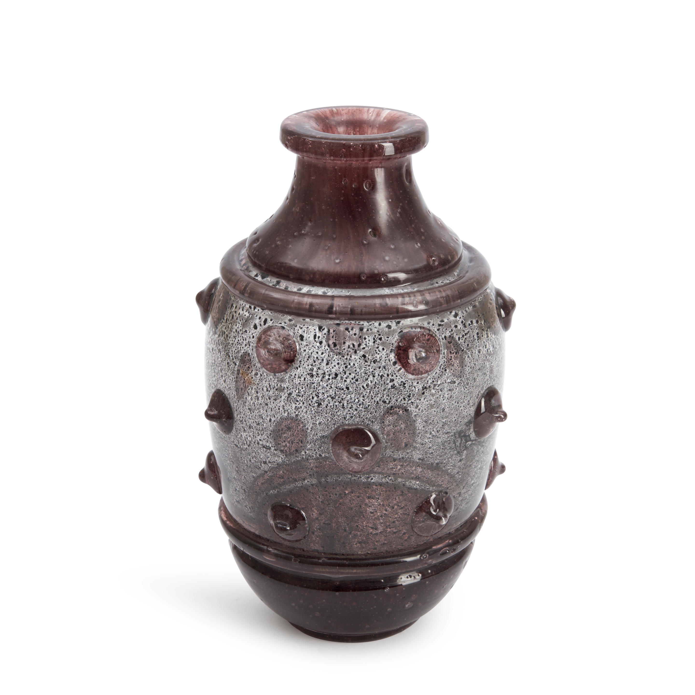 Daum Frères | DAUM ART DECO GLASS VASE WITH APPLIED DECORATION, (Circa ...