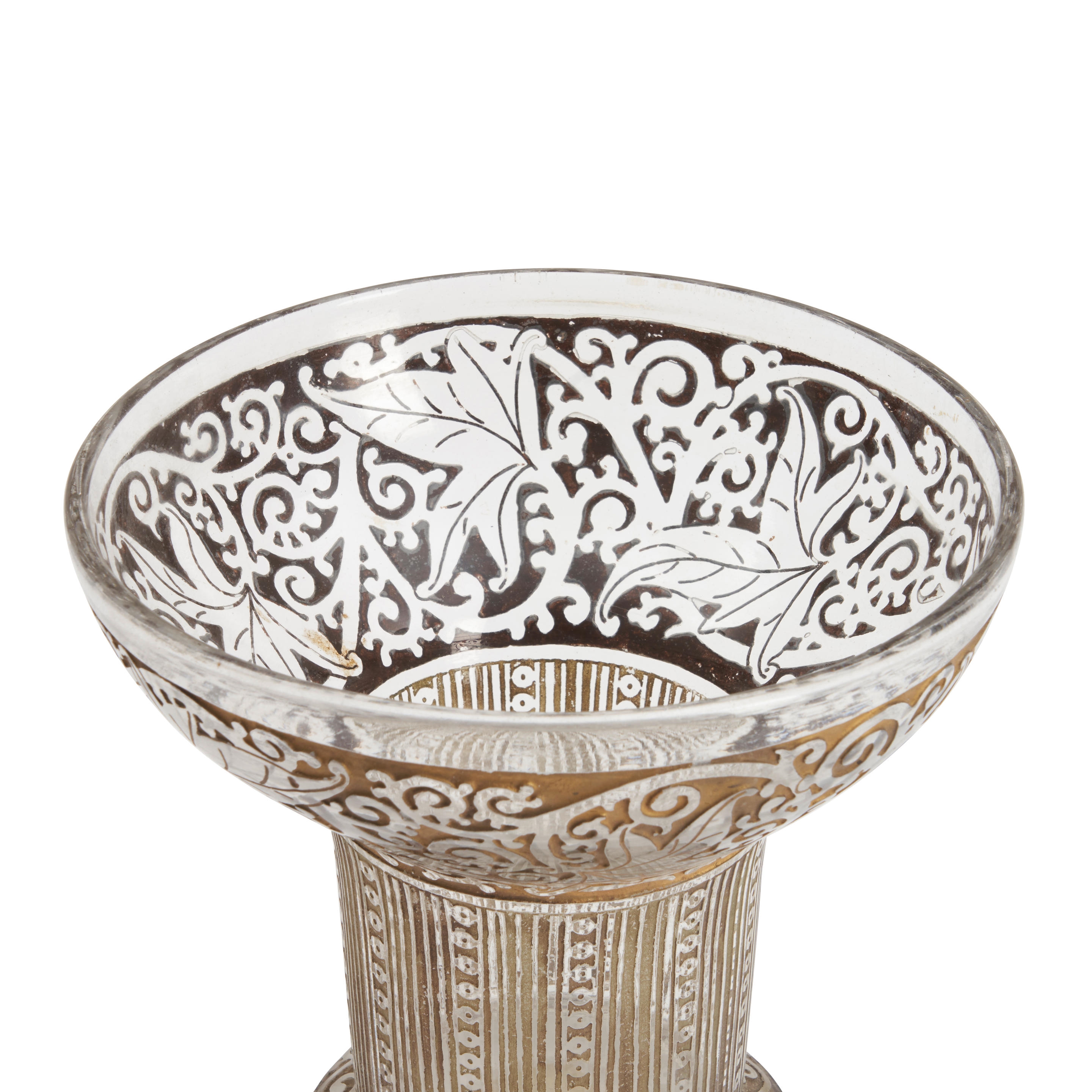 Daum Frères | DAUM ART DECO ACID-ETCHED AND PATINATED GLASS VASE ...