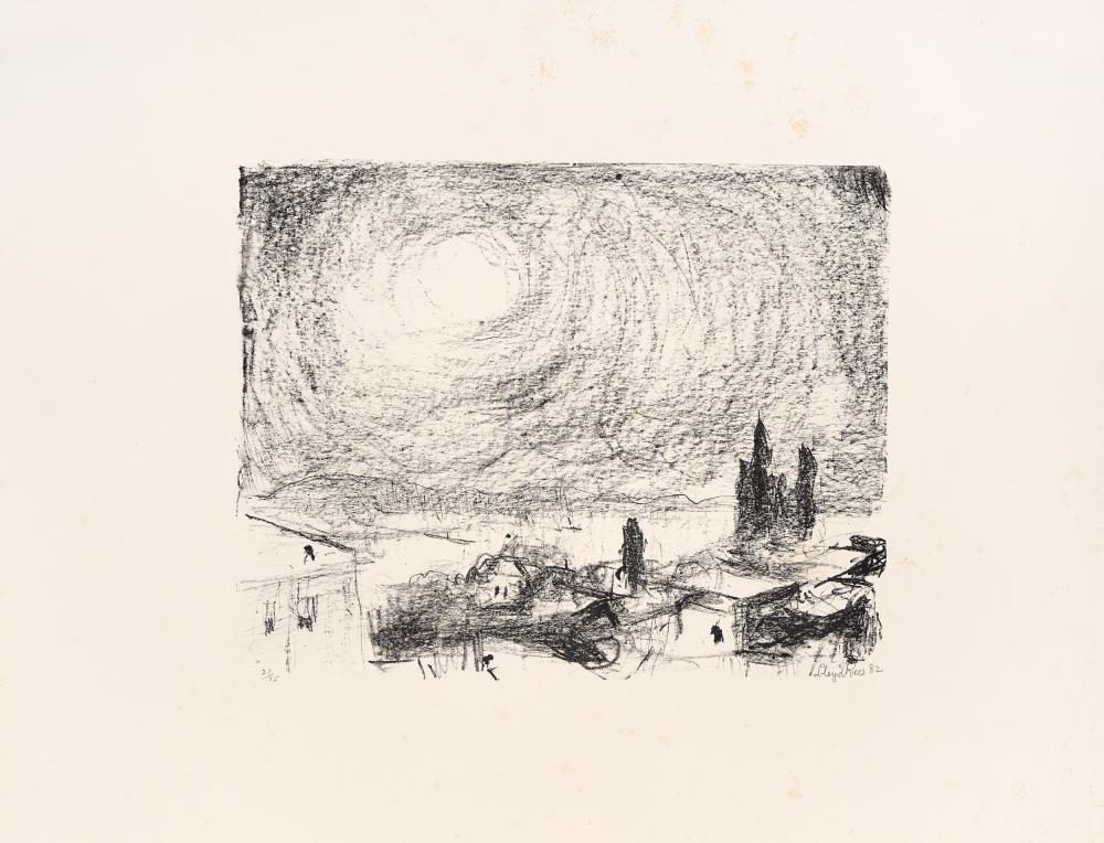 Lloyd Rees | From University Library, Hobart, 1982 (1982) | MutualArt