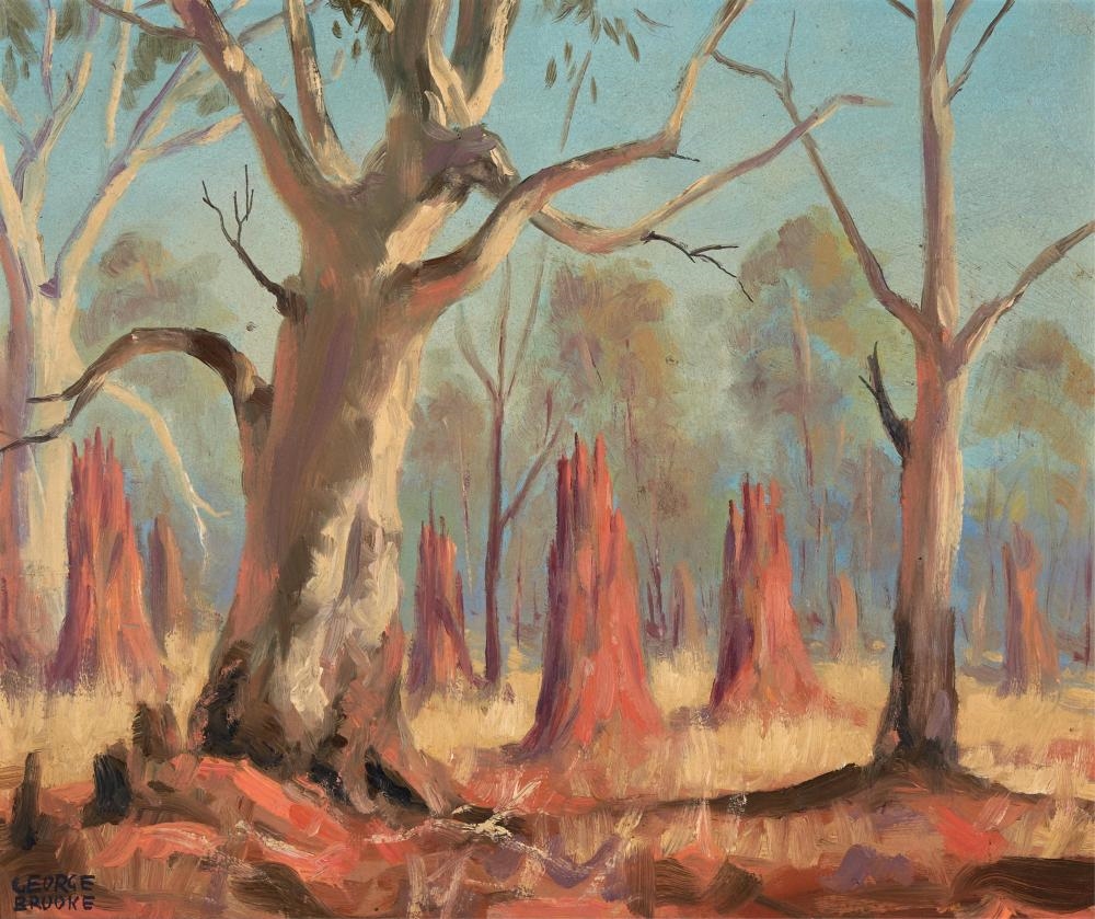 George Brooke | Anthills, Cape York Peninsula | MutualArt