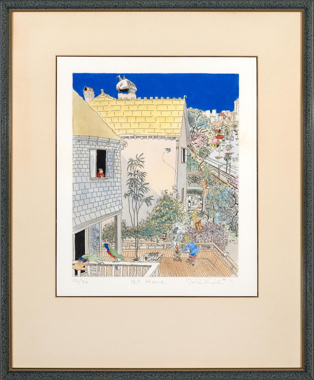 Peter Kingston | At Home, 1988 (1988) | MutualArt