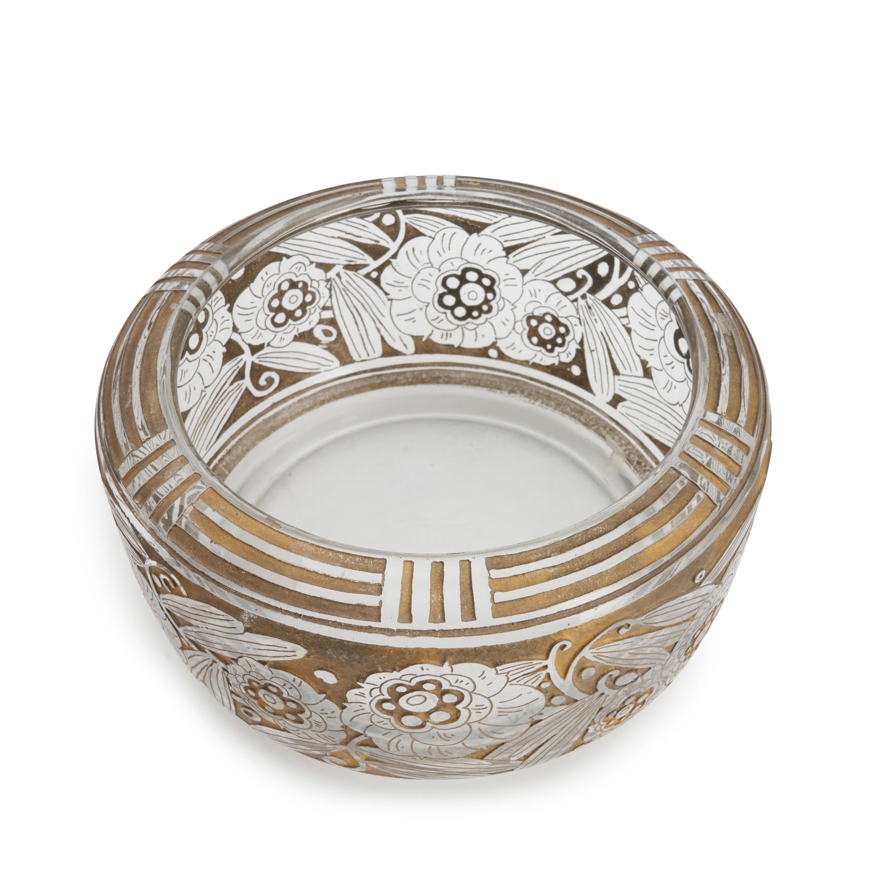 Daum Frères | DAUM ACID-ETCHED AND PATINATED COVERED GLASS BOX, (Circa ...