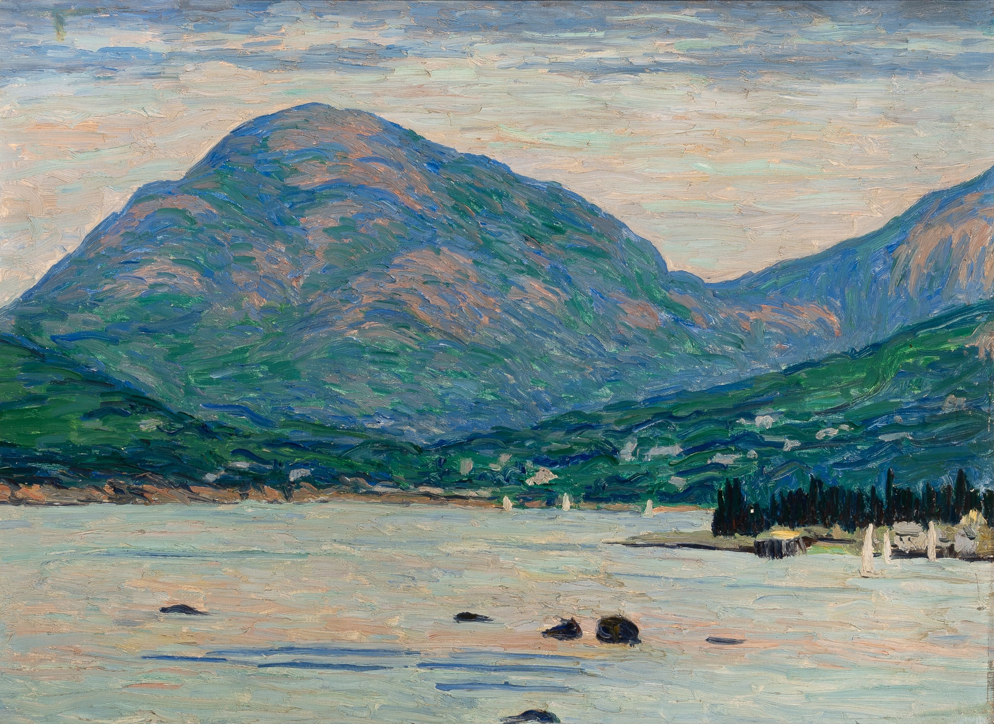 Allen Tucker | Mountains of Mt. Desert, 1912 (1912) | MutualArt