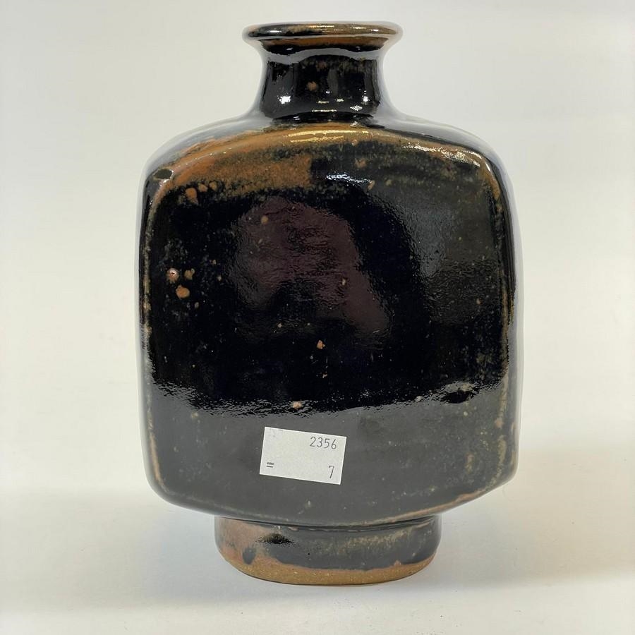 Bernard Howell Leach | Bernard Leach Stoneware Vase Of Square Form ...