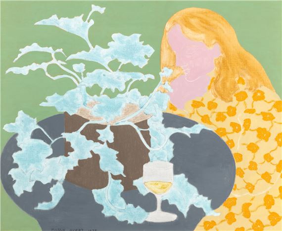 March Avery | Person with a Plant, 1977 (1977) | MutualArt