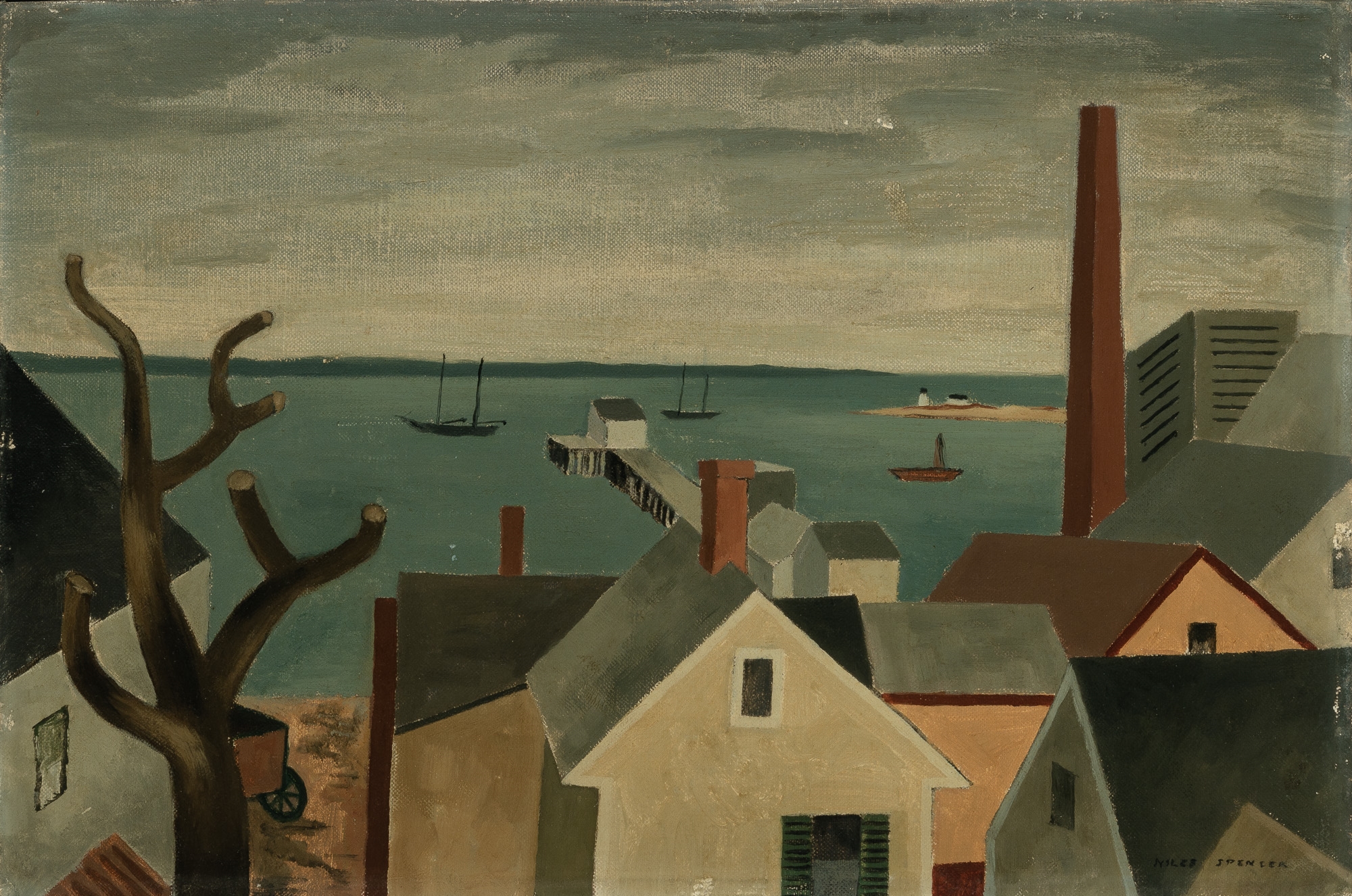 Niles Spencer | Provincetown Bay | MutualArt