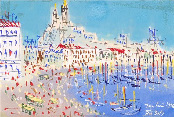 Jean Dufy | Vue depuis l'atelier de Jean Dufy (1924 - 1925) | MutualArt