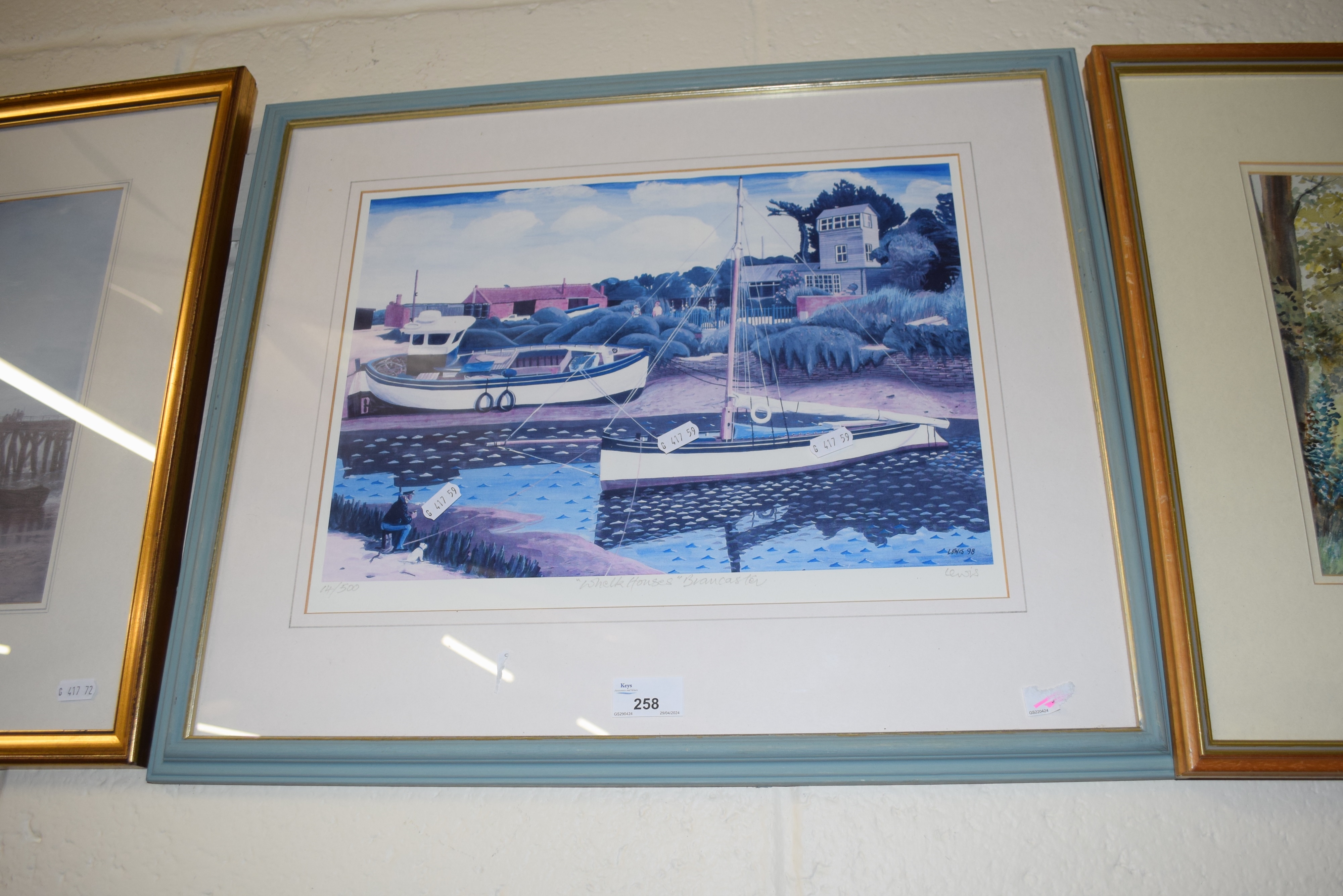 Brian Lewis | coloured print Whelk House | MutualArt