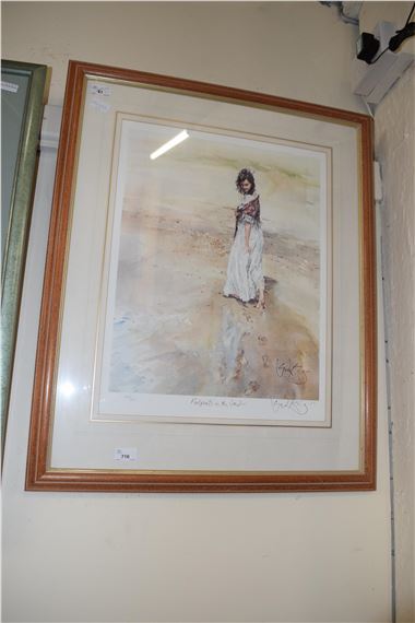 Gordon King | 'Footprints in the Sand' | MutualArt