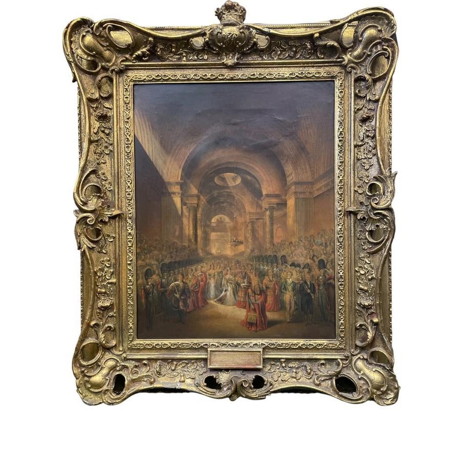 George Baxter | George Baxter (1804-1867) The Coronation of Queen ...
