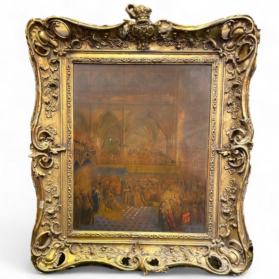 George Baxter | George Baxter (1804-1867) The Coronation of Queen ...