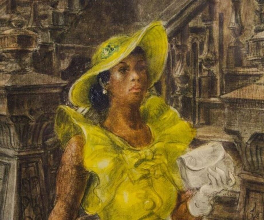Reginald Marsh | Print of High Yaller by Reginald Marsh | MutualArt