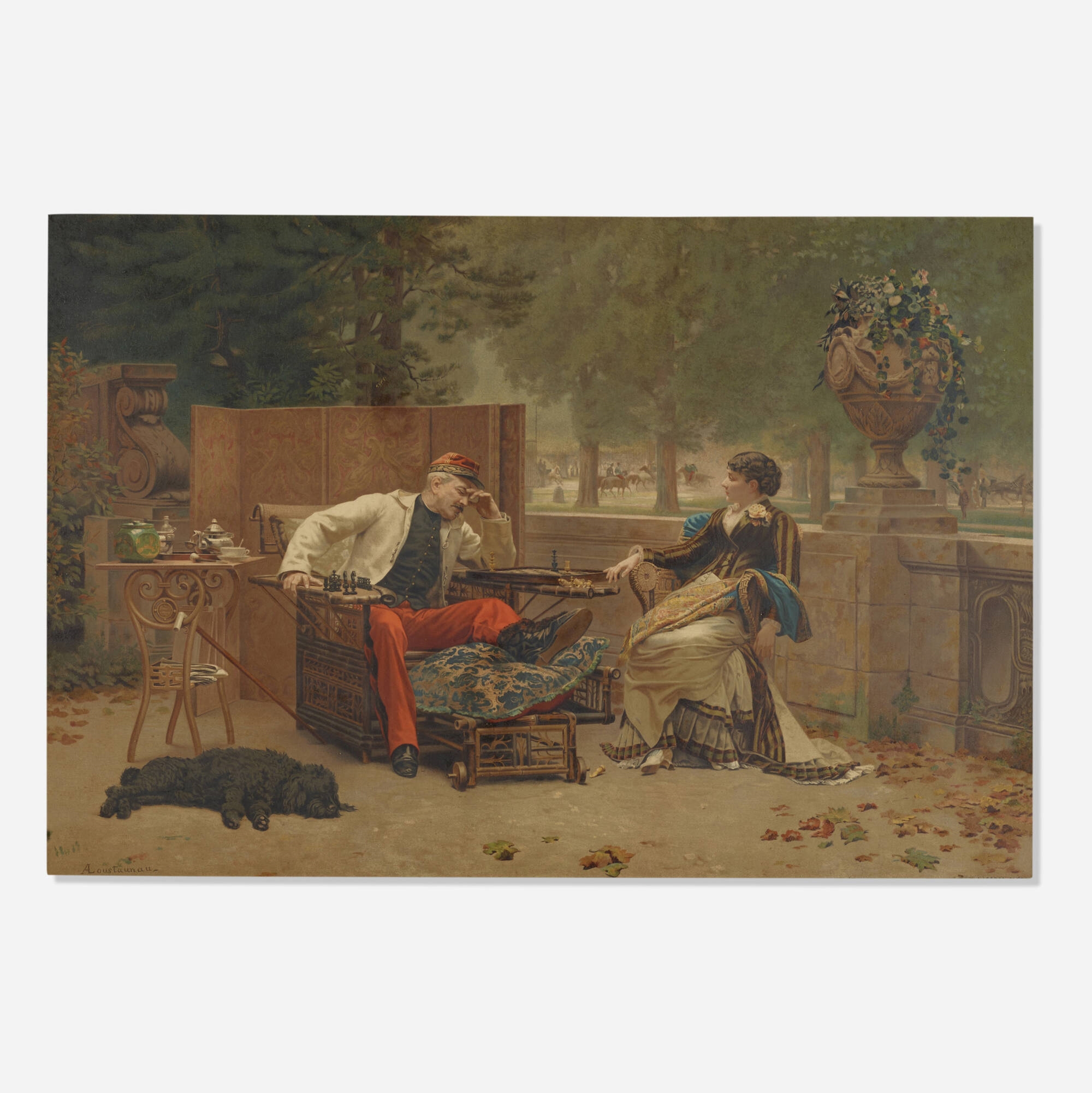 Louis Auguste Georges Loustaunau | Domestic Comforts (Circa 1885 ...