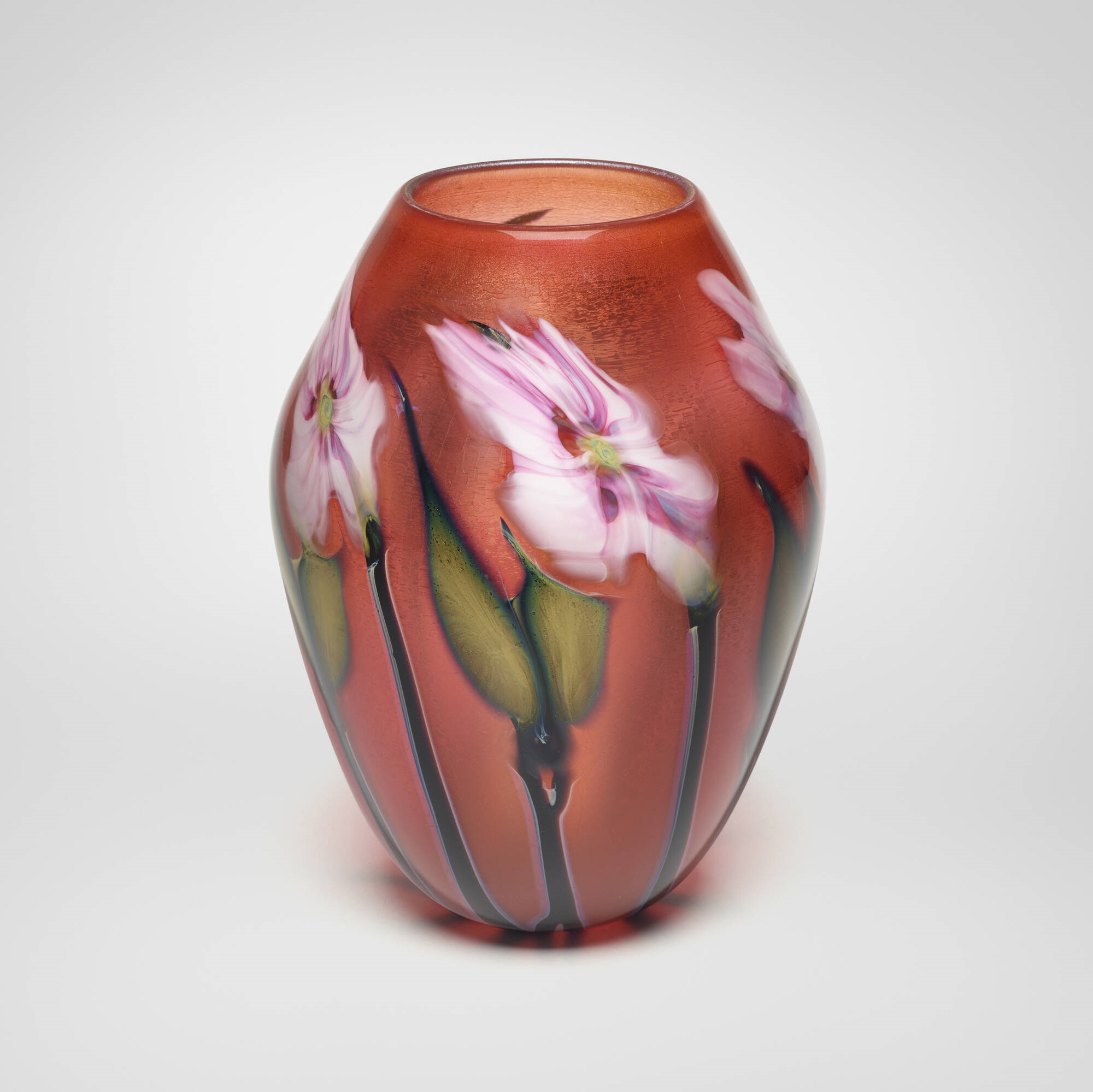 Charles Lotton | Sun-Kissed Multi Flora vase with flowers (1986 ...