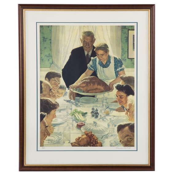 Norman Rockwell | Freedom From Want (1894) | MutualArt