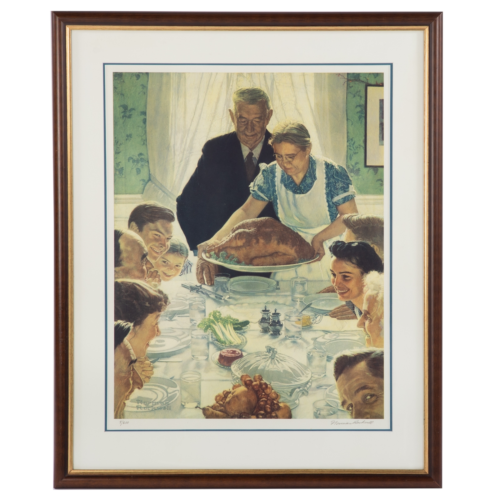 Norman Rockwell | Freedom From Want (1894) | MutualArt