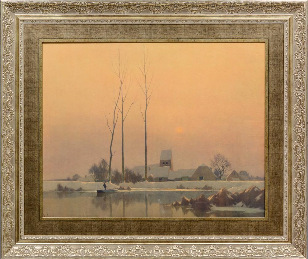 Alexandre Jacob | Lake scene | MutualArt