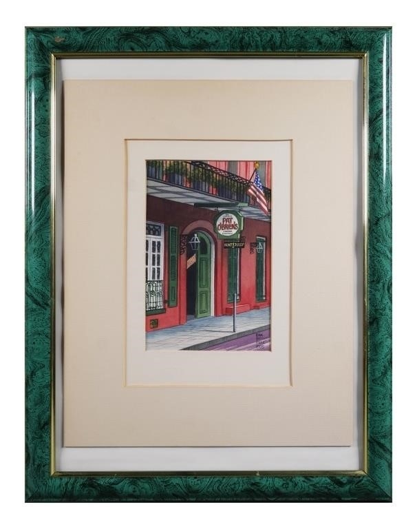 Gail Bryant | NEW ORLEANS PAT O'BRIENS WATERCOLOR | MutualArt