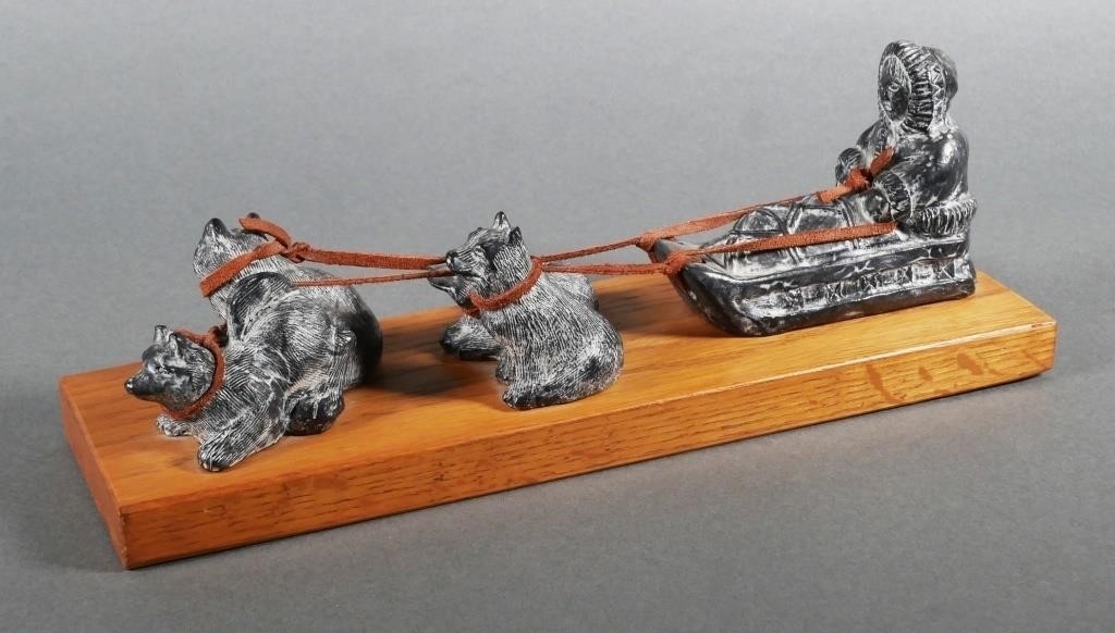 Al Wolf | AL WOLF INUIT ESKIMO SOAPSTONE CARVING | MutualArt