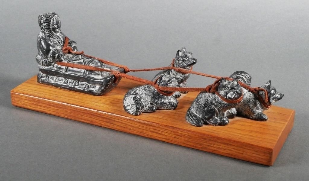 Al Wolf | AL WOLF INUIT ESKIMO SOAPSTONE CARVING | MutualArt