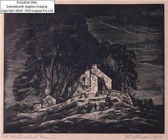 James Bateman | A Westmorland Farm (1929) | MutualArt