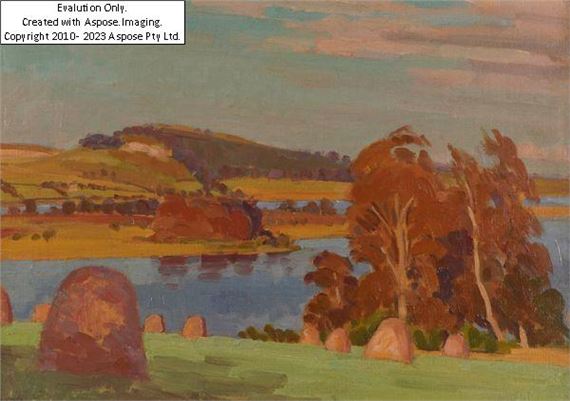 Henry Lamb | Loch Lane, County Meath, Ireland (1934) | MutualArt