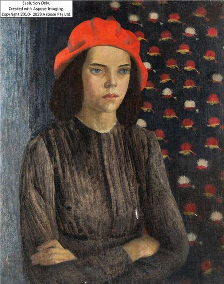 Dod Procter | Girl in a Black Dress | MutualArt