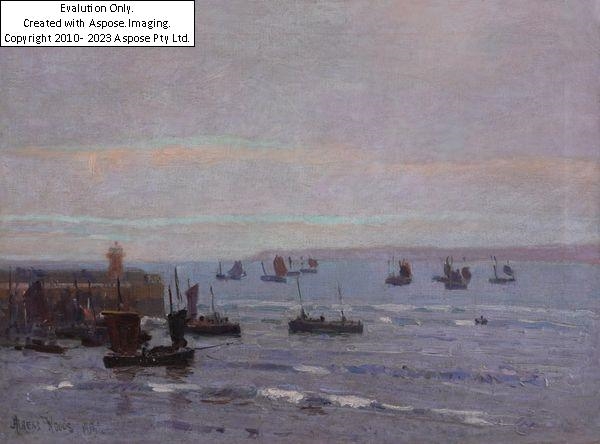 Albert Woods | The Fishing Fleet (1918) | MutualArt