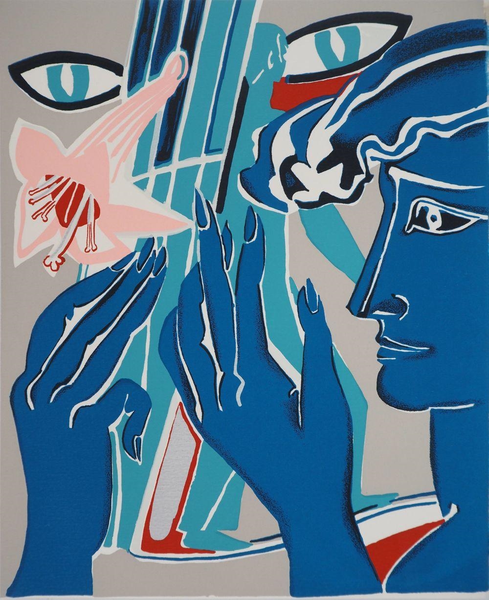 Françoise Gilot | ÉTUDE BLEUE (1953) | MutualArt