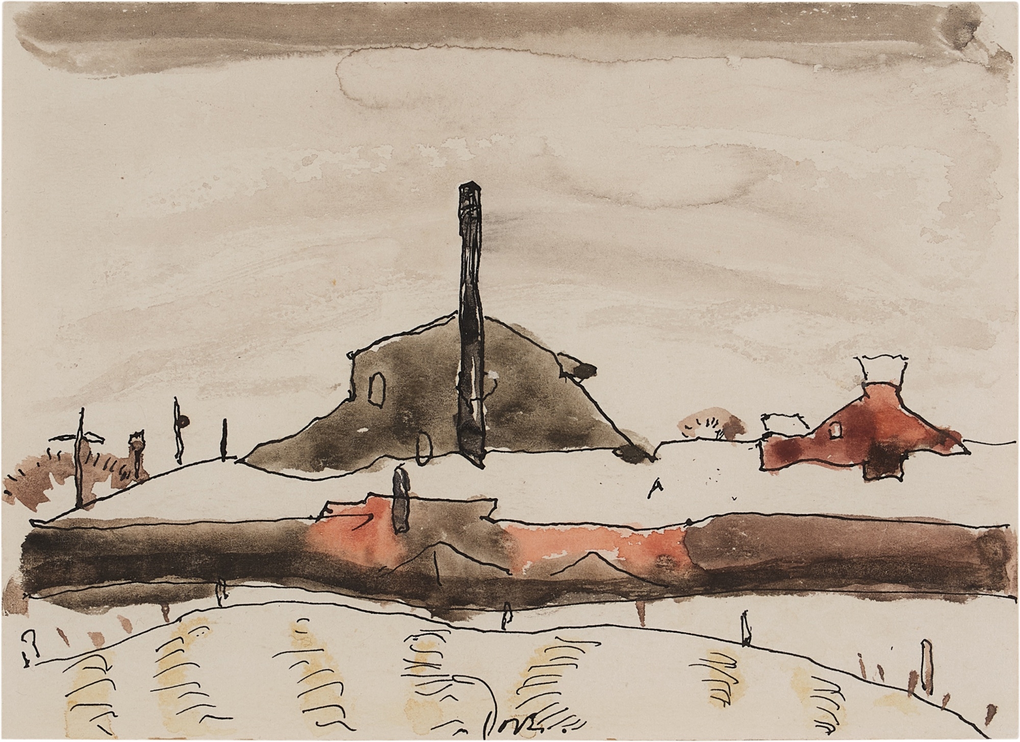 Arthur Dove | Factory (1934) | MutualArt