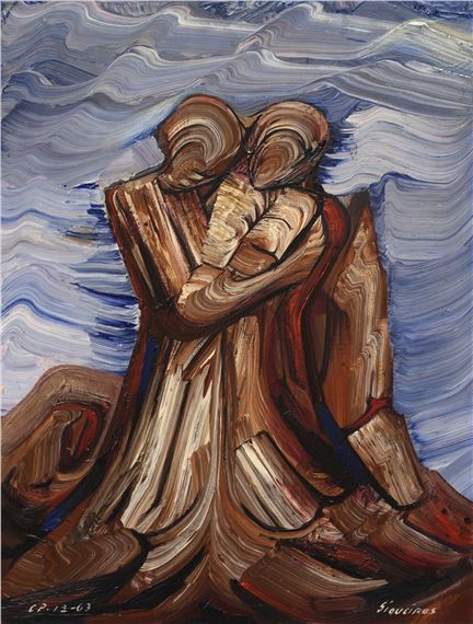 David Alfaro Siqueiros | La peña de los amantes (De los compadres ...