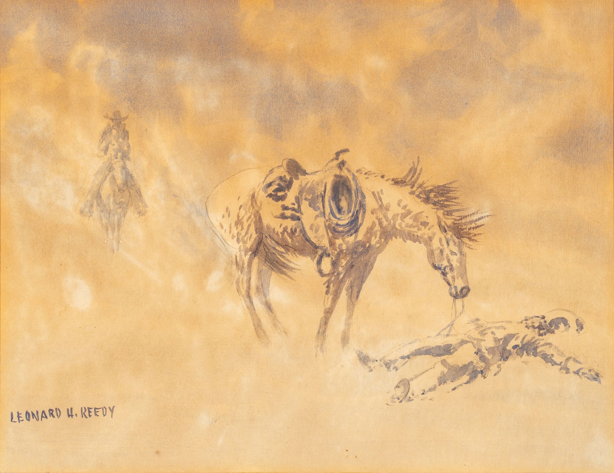 Leonard Howard Reedy | Apache Scout | MutualArt