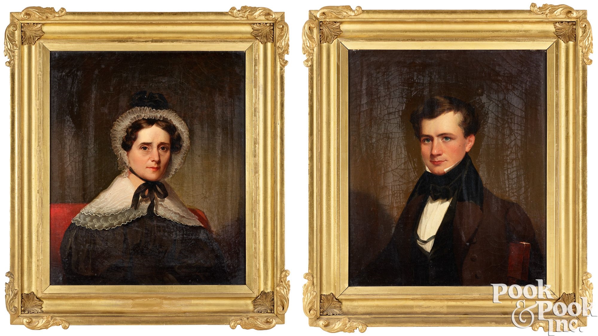 Jacob Eichholtz | Pair of portraits of a husband and wife (1836 ...