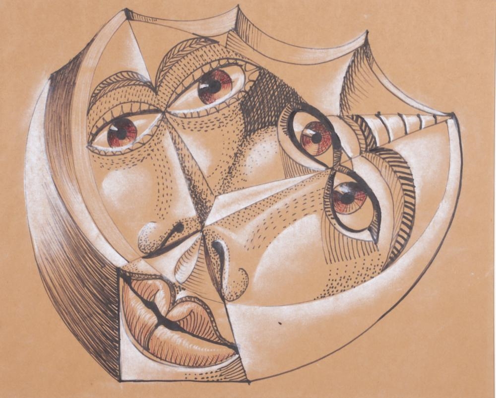 Gilbert Hancox | abstract portrait | MutualArt