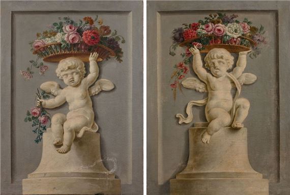 Piat-Joseph Sauvage | and his workshop Antique profiles in medallions ...