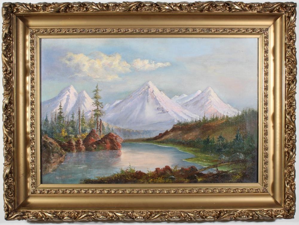 W.j. Huston | Three Sisters Mountains | MutualArt
