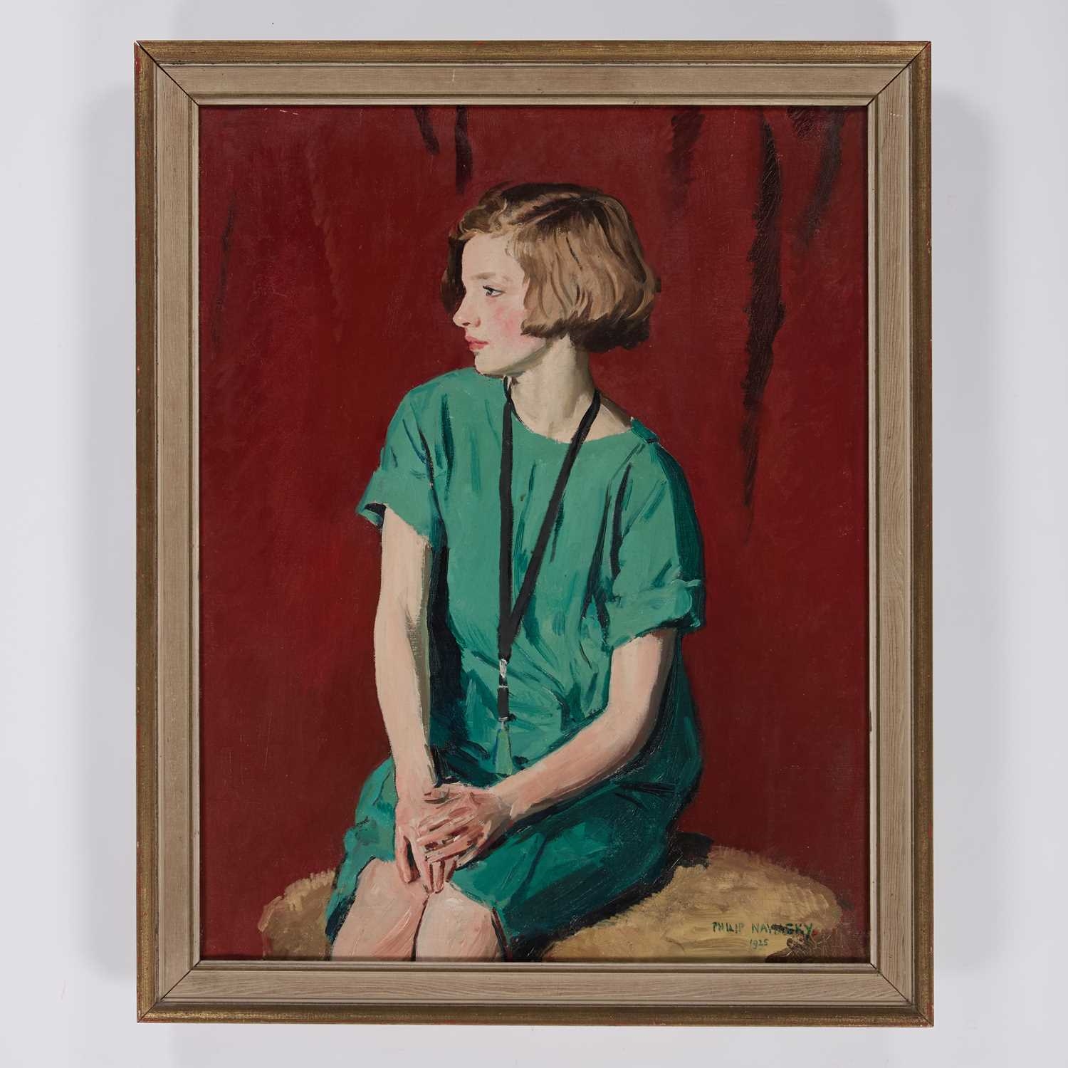 Philip Naviasky | PHILIP NAVIASKY (1894-1983) PORTRAIT OF MISS MAY ...