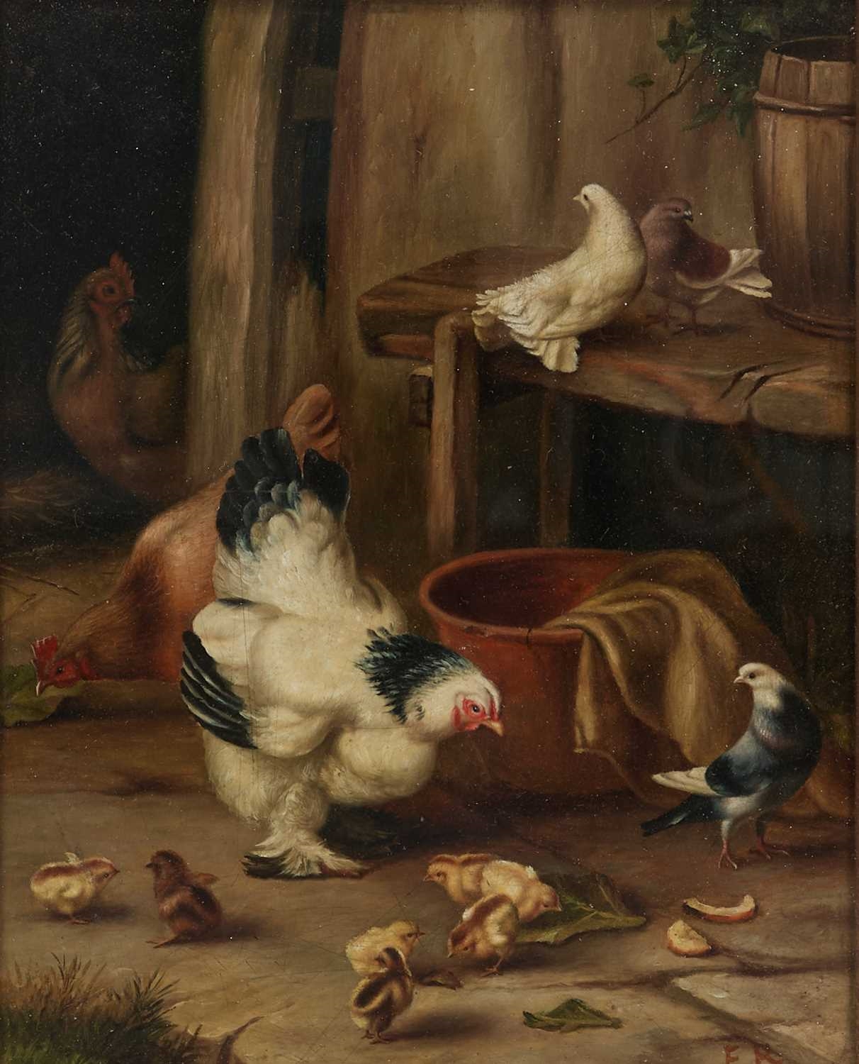 Edgar Hunt | The pecking order (1947) | MutualArt