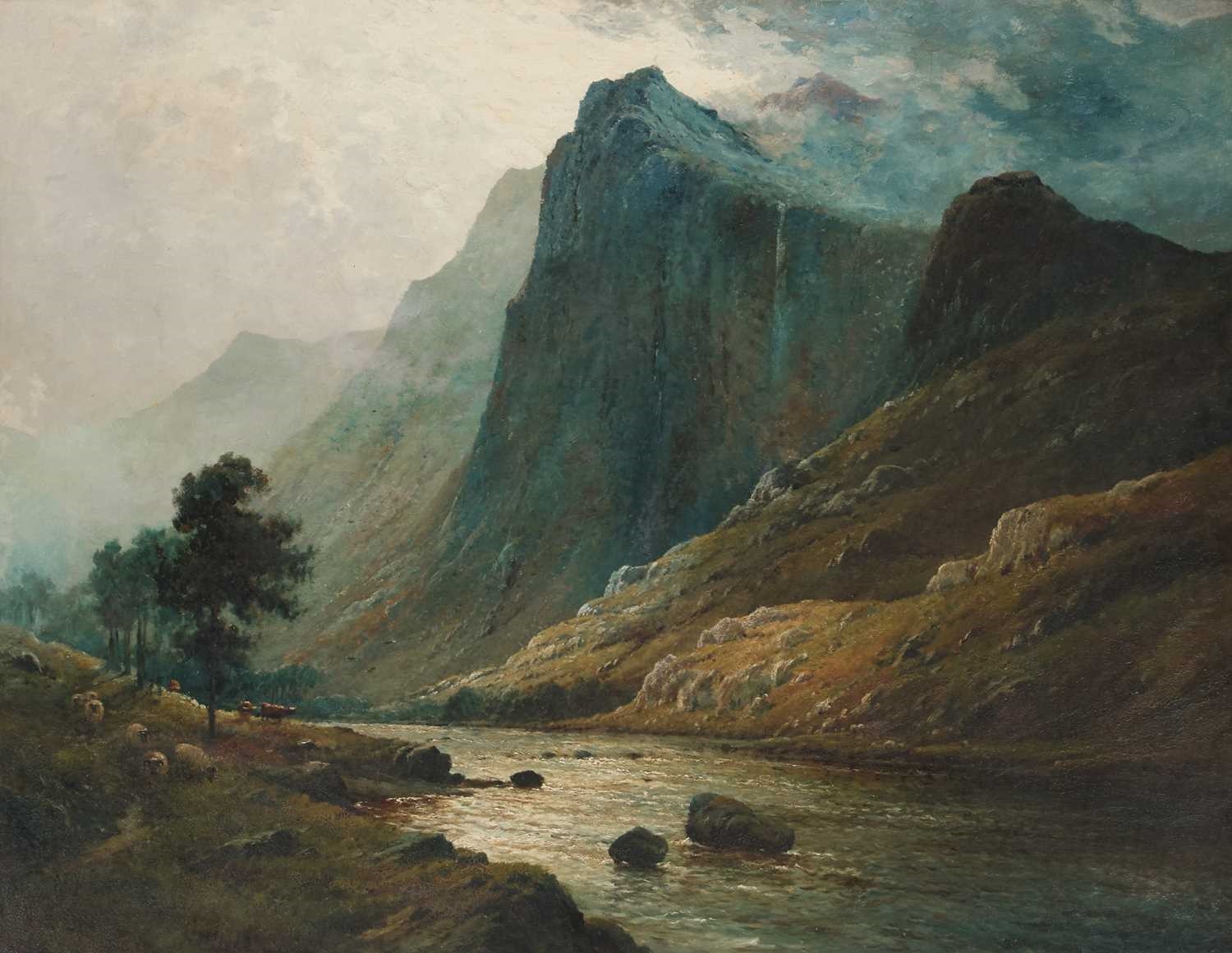 Alfred de Breanski Jr. | Sunset in the Valley | MutualArt