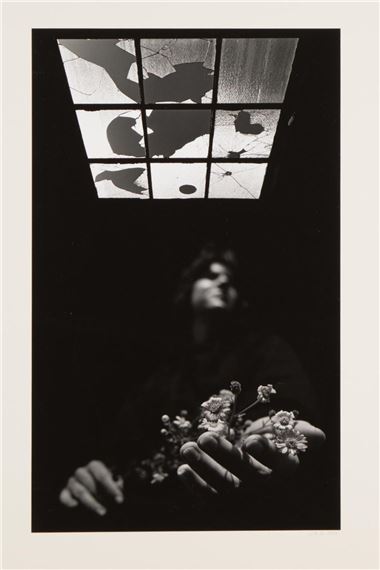 Jerry Uelsmann | Girl's Hand and Window. (1964) | MutualArt