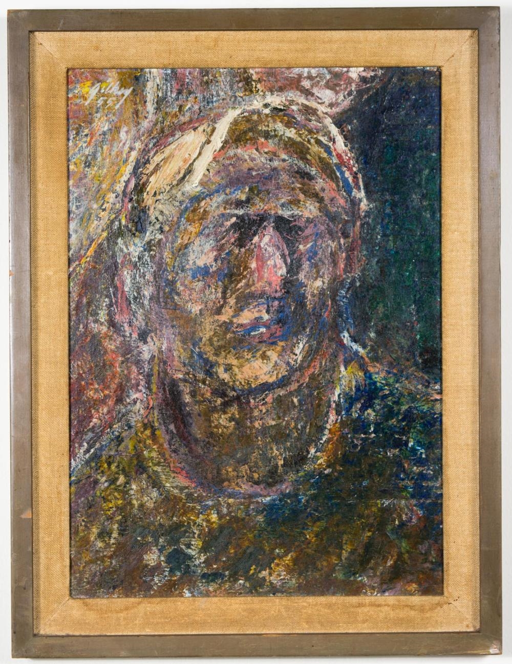 Richard Gilkey | Man with Cap. (1955) | MutualArt